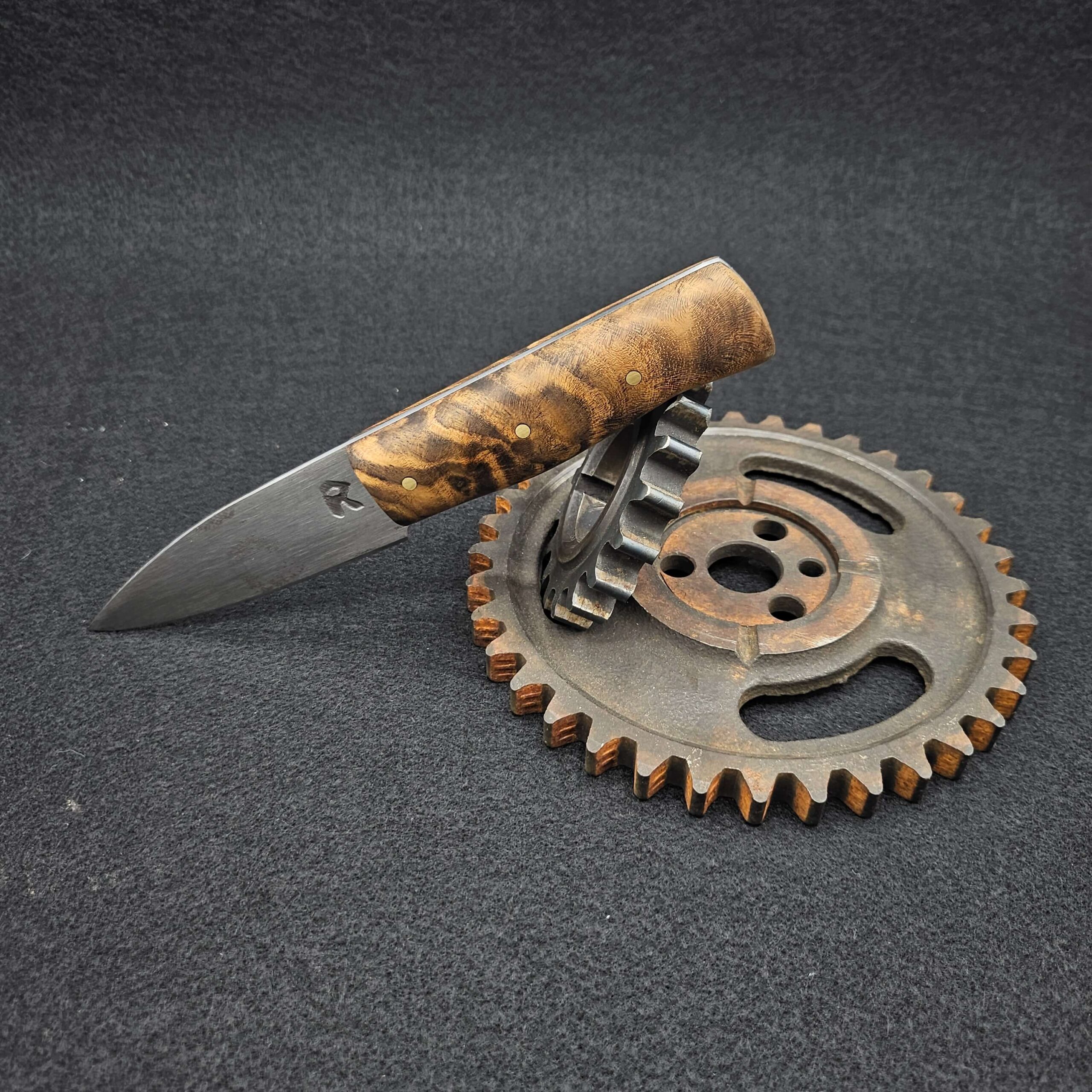 Paring Knife with Bocote Handle - Rusty Dragon Forge