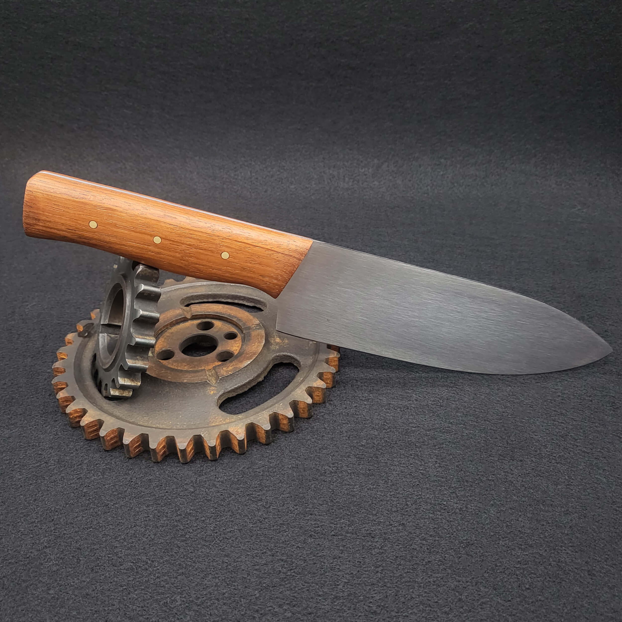 Precision Crafted Chef’s Knife with Brazilian Cherry Handle | Rusty ...
